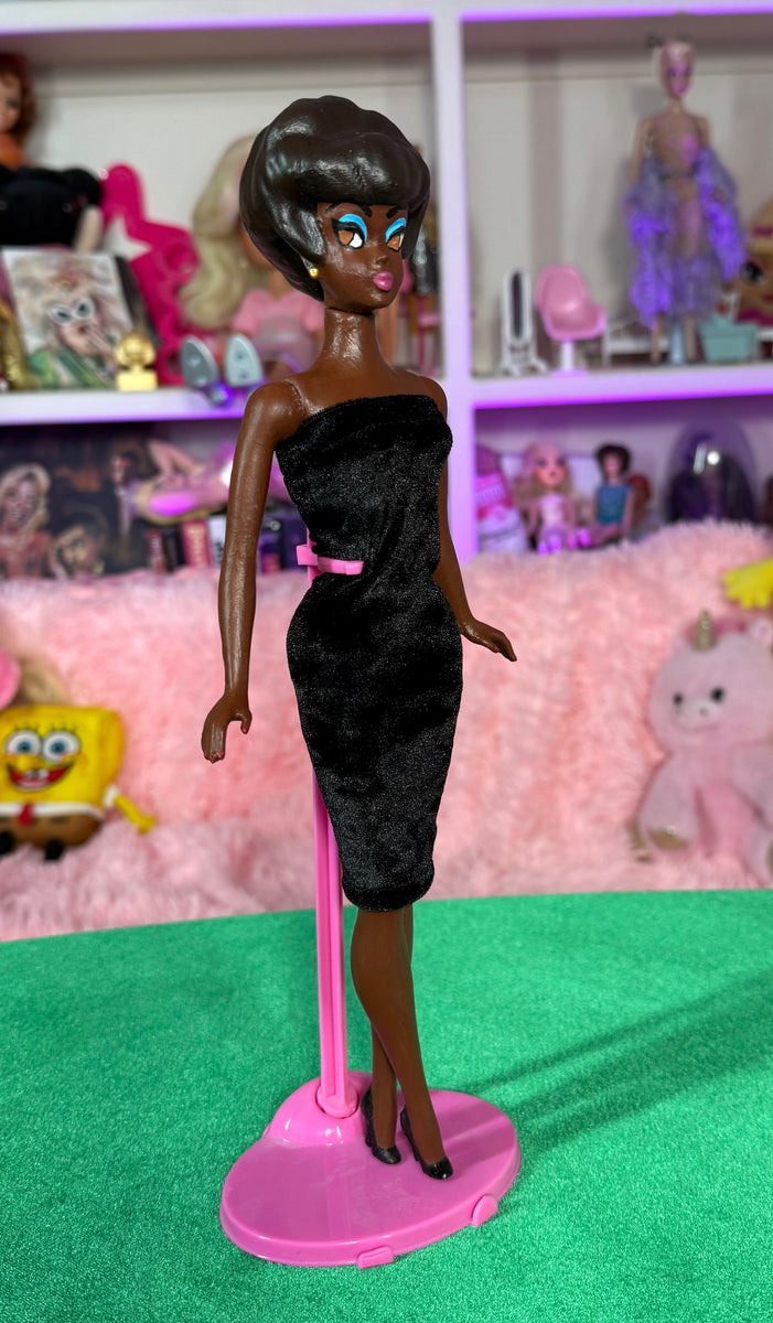 VAVA VOOM DOLL (BRUNETTE BUBBLE) LITTLE BLACK DRESS COLLECTION – Jaymes ...